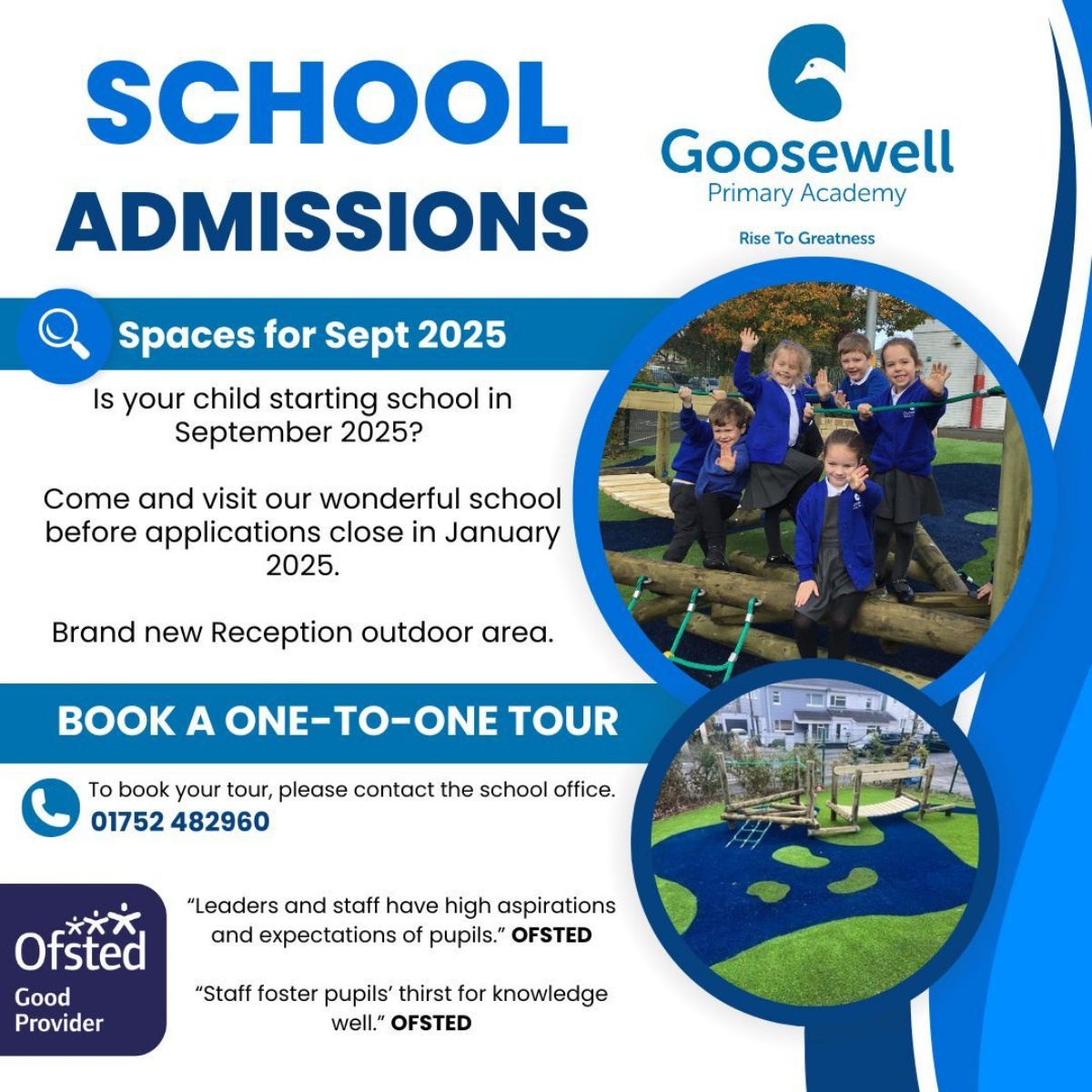 Goosewell Primary Academy - School Admissions